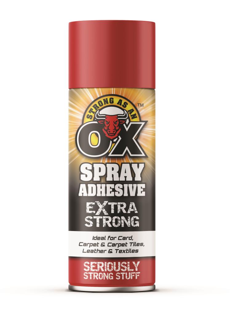 Strong As An Ox Extra Strong Spray Adhesive 500ml