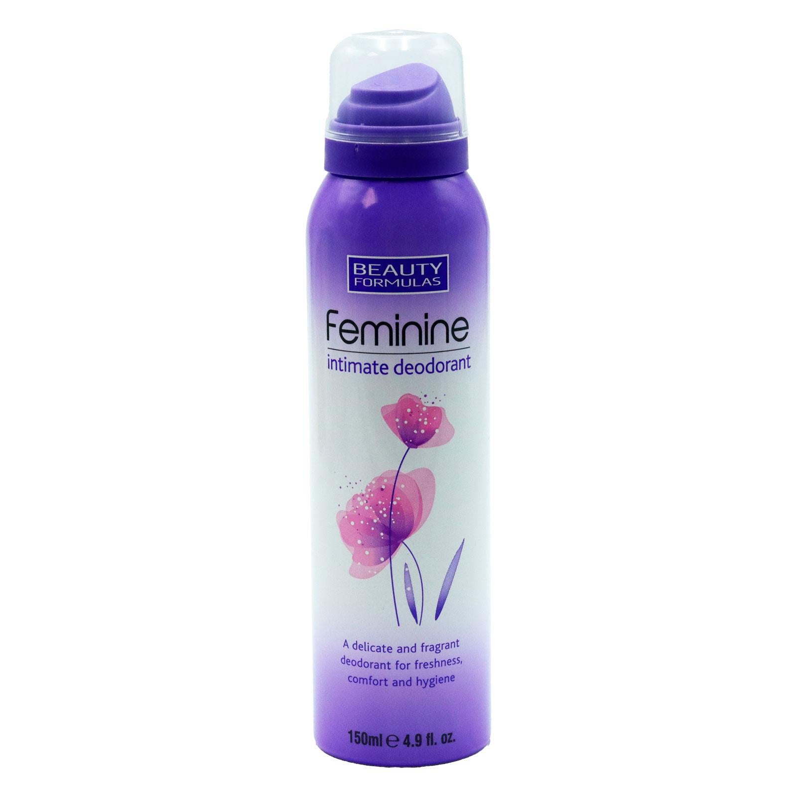 Beauty Formulas Feminine Intimate Deodorant 150ml for Fresh Gentle ...