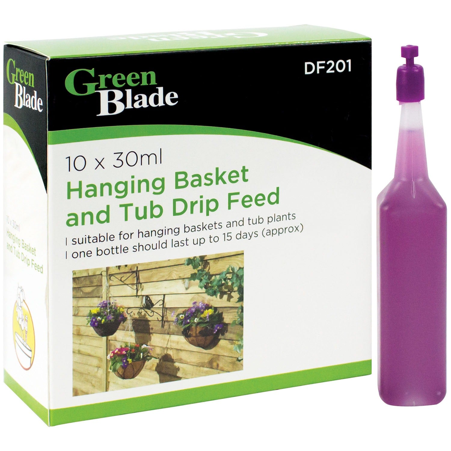 Green Blade Hanging Basket & Tub Drip Feed - Pack of 10