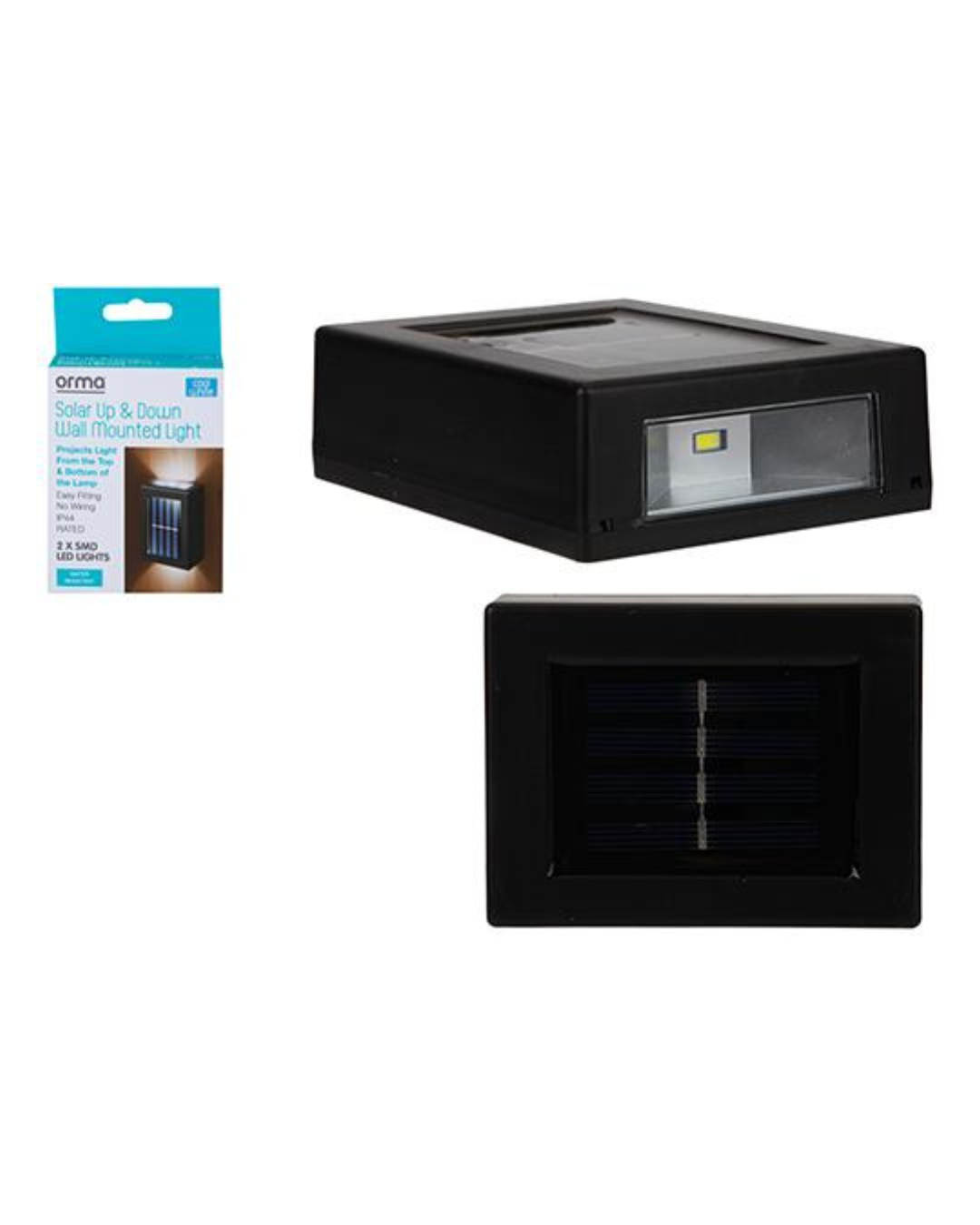 Orma Solar Up And Down Wall Mounted Light