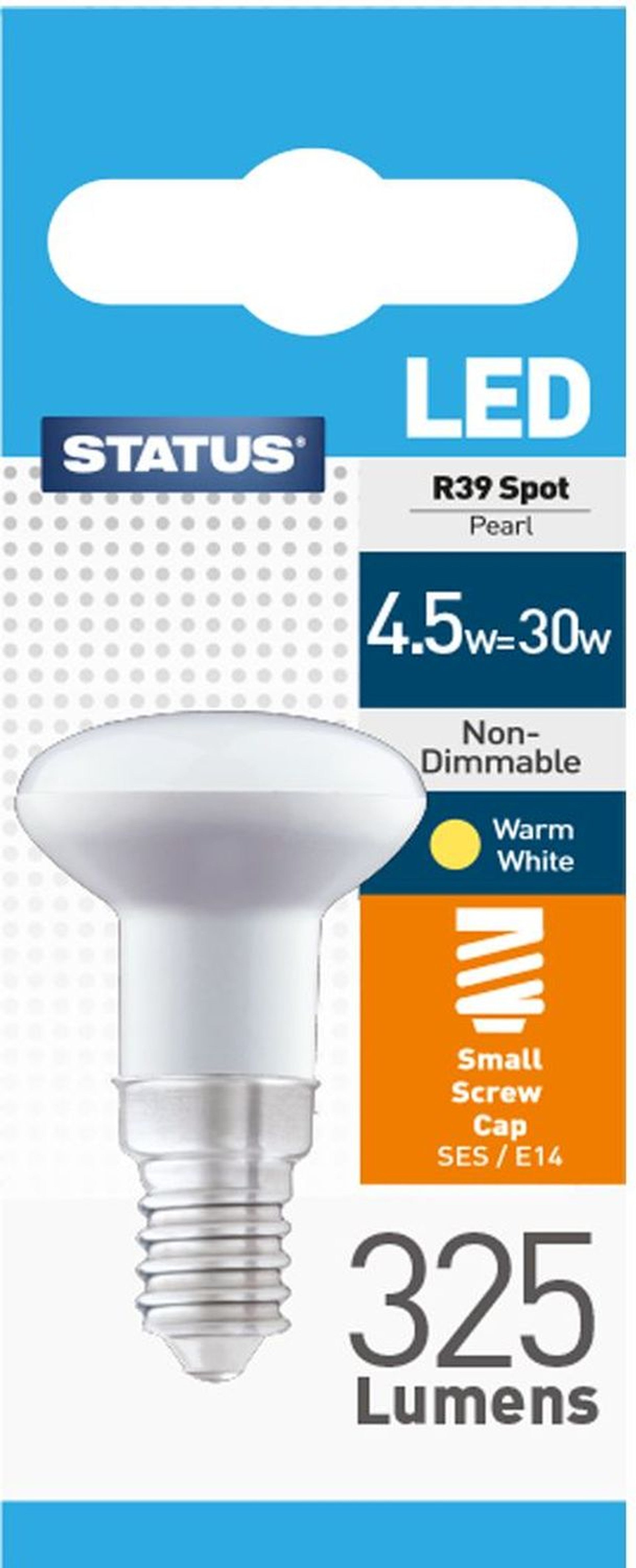Status Led 350Lumens 4w=30w Warm White Bulb
