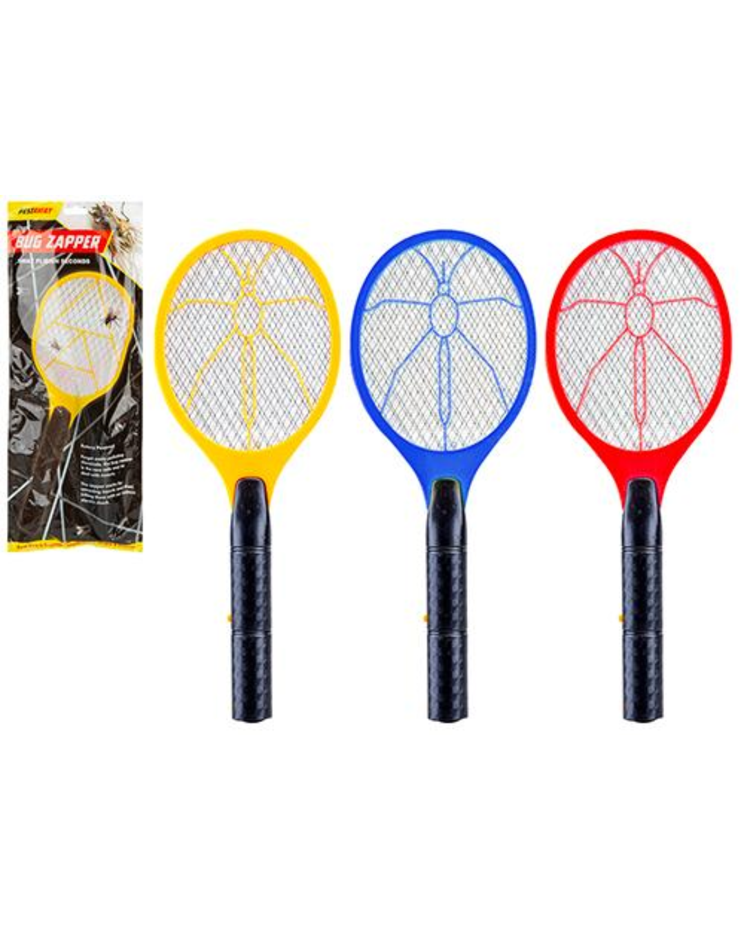 Electric Bug Zapper Racket – Assorted Colors