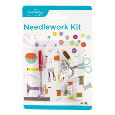 Ashley Needlework Kit Complete Sewing & Needle Craft Repair Kit