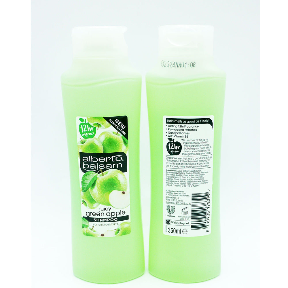 Alberto Balsam Albal Shampoo Apple 350ml – Misa Bargains Ltd