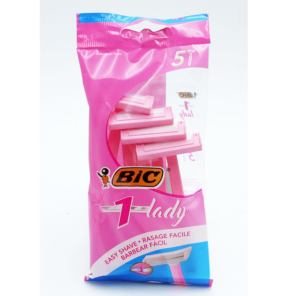 BIC Twin Lady Blade Womens Razor 5 Pack